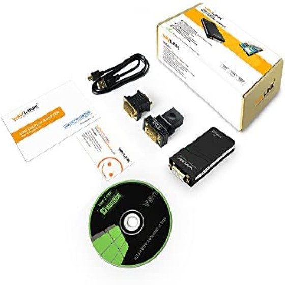 WAVLINK USB 2.0 to VGA/DVI/HDMI Universal Video Graphics Card Adapter